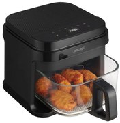 Concept FR5500 - Horkovzdušná fritéza GLASS & FAST 5,5 l 1200W/230V černá FR5500