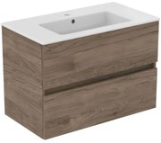 Ideal Standard Eurovit+ - Skříňka s umyvadlem, 55x80x44 cm, 2 zásuvky, ořech R0574Y9