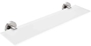 Nimco Unix - Polička, délka 50 cm, matné sklo/broušená nerez UNM 13091B-50-10