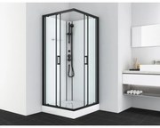 RAKOUSKÝ produkt - Sprchový box DENVER black 90x90x210 (CL12B)