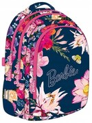 St.RIGHT Školní batoh tříkomorový Barbie Botanical