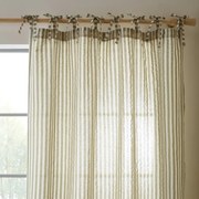 Zelený závěs 140x183 cm Zanzibar Woven Stripe – Pineapple Elephant