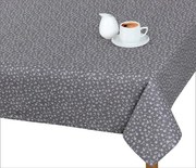 Bellatex Ubrus ADÉLA Kvítek šedý rozměr 100x100 cm