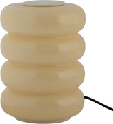 Světle žlutá skleněná LED stolní lampa (výška 16,5 cm) Aro – Leitmotiv