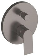 Ravak Plan - Baterie pod omítku, pro 2 spotřebiče, kartáčovaný grafit X070656