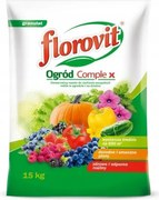 Florovit zahrada komplex vak 15 kg granulované hnojivo
