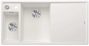 Blanco Axia III 6 - Silgranitový dřez, 100x51 cm, s ovládáním odtoku a příslušenstvím, InFino, bílá 524647