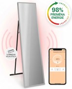 Klarstein La Palma 900, infračervený ohřívač 2 v 1, smart, 40 x 160 cm, 900 W, zrcadlová přední strana