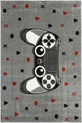 Koberec Lima G928C Gamepad světle šedý / tmavě šedý