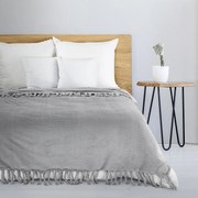 DEKA Z MIKROFLANELU EMMA 150X200 CM STŘÍBRNÁ