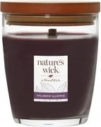 Střední svíčka Wildberry & Jasmine Nature’s Wick WoodWick