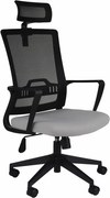 Kancelářská židle Speed BS HD, black / grey
