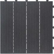 Multy home Gumová dlaždice COSMOPOLITAN 45 x 45 cm, antracit, zesílená 2,5 cm MHEU5100062, 1 ks 4016.91.00
