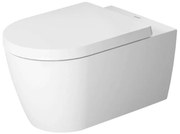 Duravit ME by Starck - Závěsné WC, s HygieneGlaze, bílá/matná bílá 2528099000
