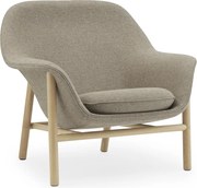 Normann Copenhagen designová křesla Drape Lounge Chair Low Wood