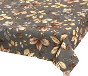 Bellatex Ubrus EMA Listí šedá, béžová, hnědá rozměr 120x140 cm