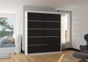 ADRK Furniture Posuvná skříň SPECTRA 180 SW-SPE-W+B-180+A298