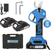 AKU Zahradní nůžky elektrické s displejem 800W - 2 x baterie