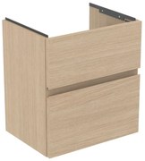 Ideal Standard Finesse - Umyvadlová skříňka, 50x38x55 cm, 2 zásuvky, bílý dub E3378US