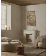 Krémový ručně tkaný vlněný koberec 200x300 cm Nak – Kave Home
