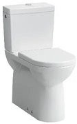 Laufen Pro - WC kombi mísa, 70x36 cm, zadní/spodní odpad, s LCC, bílá H8249554000001