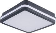 Kanlux Stropní LED svítidlo BENO 12-18W CCT-L G grafit 22 x 22 cm