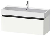 Duravit Ketho.2 - Umyvadlová skříňka 44x118x46 cm, 1 zásuvka, matná bílá K25079018180000