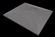 Gamma Erga Oldaf, SMC čtvercová sprchová vanička 80 x 80 cm, šedá matná, ERG-GMA-OL-8080G