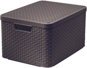 CURVER - Box úložný s víkem STYLE L hnědý