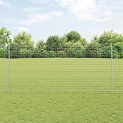 Zabudovaný plotový sloupek 22 ks Stříbrná 200 cm 3335962
