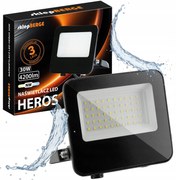 BERGE LED reflektor Heros 30W - IP65 - neutrální bílá