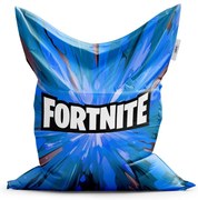 Sedací vak Classic Fortnite modrá - dětský, modrá