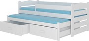 ADRK Furniture Postel dvojitá s bariérou TIARRO 200x90 CH-Tia-W-206-E1384