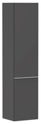 Hansgrohe Xelu Q - Vysoká skříňka 40x165x35 cm, 2 dvířka, panty vlevo, matná šedá/matná bílá 54136700
