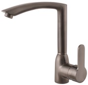 Slezák - RAV Dřezová baterie ZAMBEZI - ZA007.x/7MGK, Metal Grey kartáčovaná Připojovací hadičky - závit: 3/8"