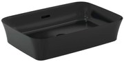 Ideal Standard Ipalyss - Umyvadlo na desku, 55x38 cm, s přepadem, matná černá E2078V3