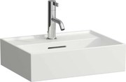 Laufen Kartell - Umývátko 45x34 cm, s přepadem, bez otvoru pro baterii, matná šedá H8153307591091
