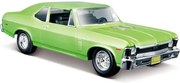 Maisto chevrolet nova ss 1970 1:24 světle zelená metalíza