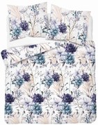 Detexpol Saténové povlečení 220x200 akvarelové květy v levandulových odstínech 5222 A Home Satin 41