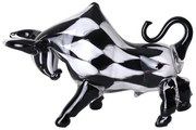 MURANO GLASSWORKS CHECKER BULL