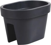 PRO Květináč na zábradlí LOFLY RAILING antracit 39,6cm