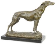 Bronzová socha - Greyhound soška loveckého psa
