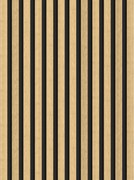 Mexen Lam-B, akustické stěnové lamely 275 × 30 cm, HDF deska 4 mm, technická dýha, bambus přírodní, S100-275307-3015-011