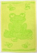 Dětský ručník Frog green 30x50 cm