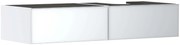 Hansgrohe Xevolos E - Umyvadlová skříňka, 28x137x55 cm, 2 zásuvky, matná bílá/metalická bílá 54322320