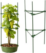 Trojúhelníková opěrka pro rostliny, 90 cm, stabilní, do zahrady a na zahrádku, divodv