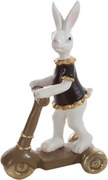 Velikonoční dekorace FIG 158B zajíc na koloběžce