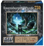 Ravensburger únikové exit puzzle vlk 759 dílků
