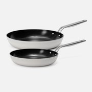 Fabini Sada pánví Meda 4.0, ø 26 cm + ø 30 cm, 2 díly - Nepřilnavé pánve s keramickým povrchem, šedá