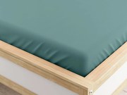 Napínací prostěradlo z mikrovlákna mentolové 90 x 200 cm